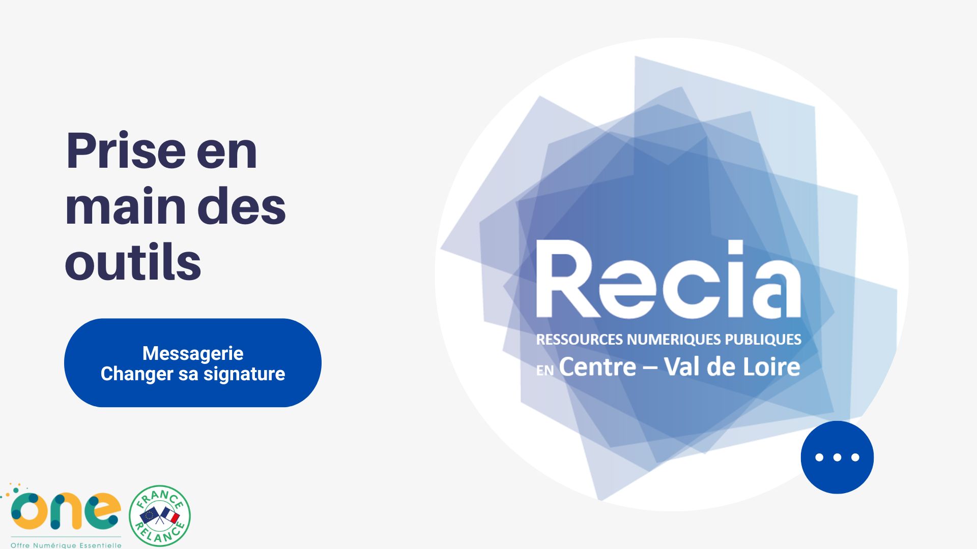 Pod Recia - GIP RECIA - Sogo - Signature Dans Le Webmail