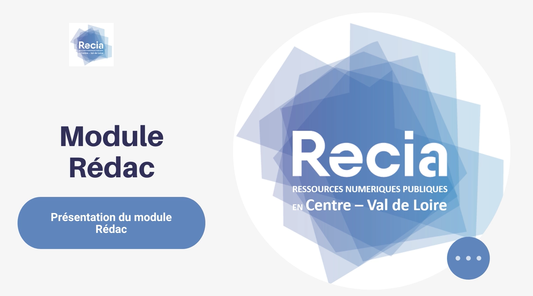 Pod Recia - Rédac - Accès Au Module
